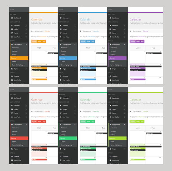 WebApp管理系统Bootstrap管理界面Html - FreshUI