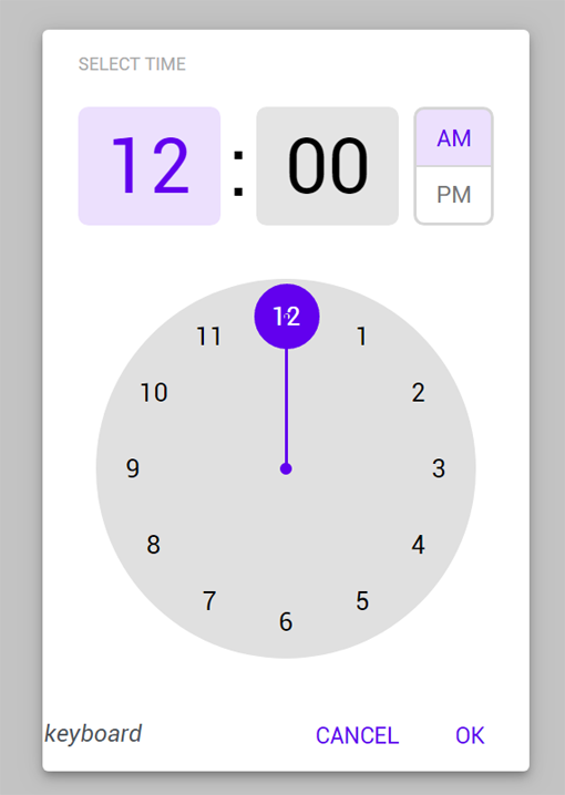 timepicker-ui时间选择器js插件